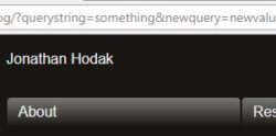 Javascript to parse query strings and use them... - Jonathan Hodak : Jonathan Hodak